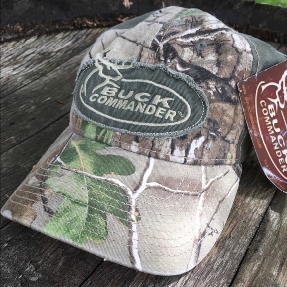 The Game | Accessories | Buck Commander Army Green Camo Baseball Hat ...
